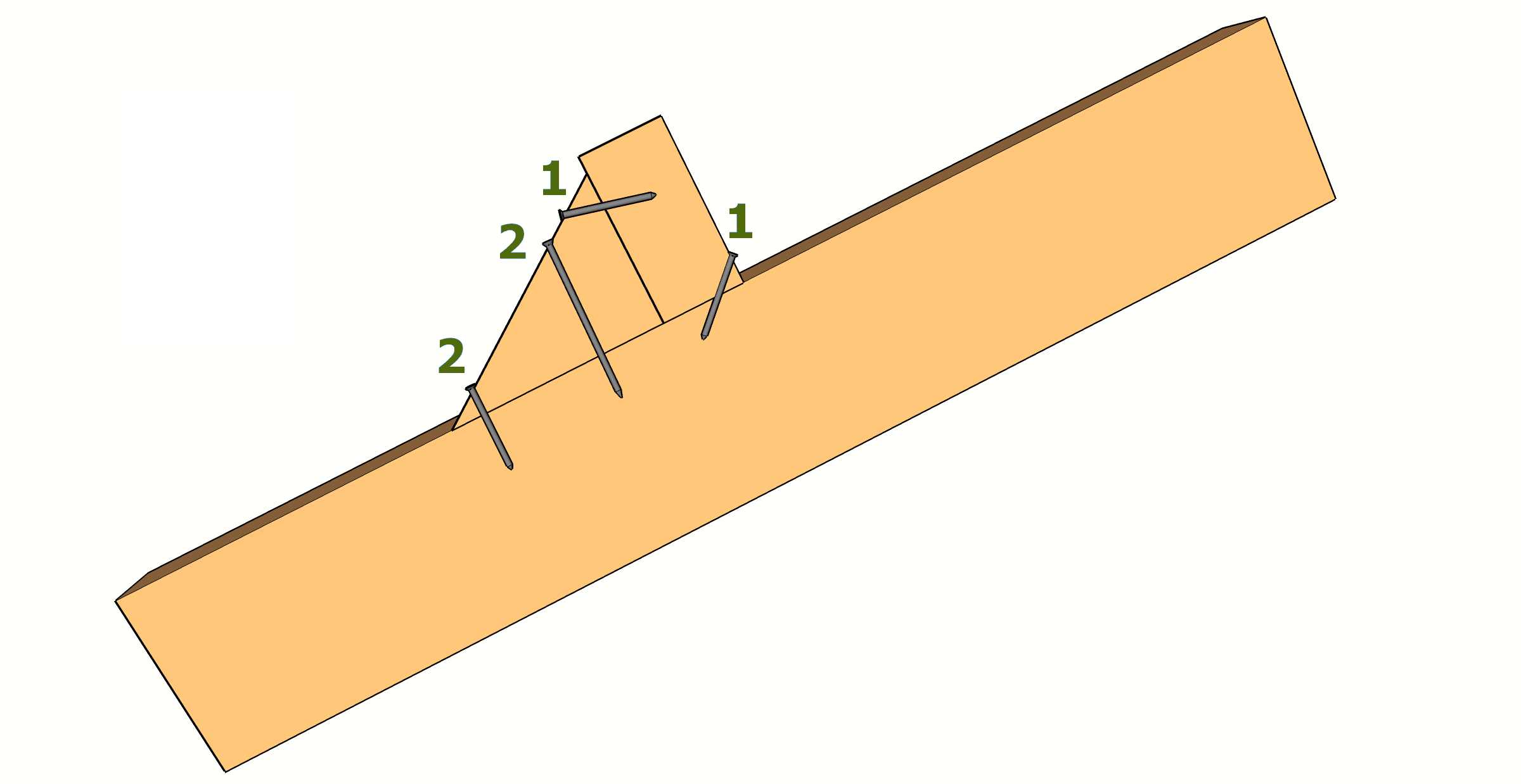 Herstellung und Befestigung einer Knagge - Die Anleitungen für Holzbau